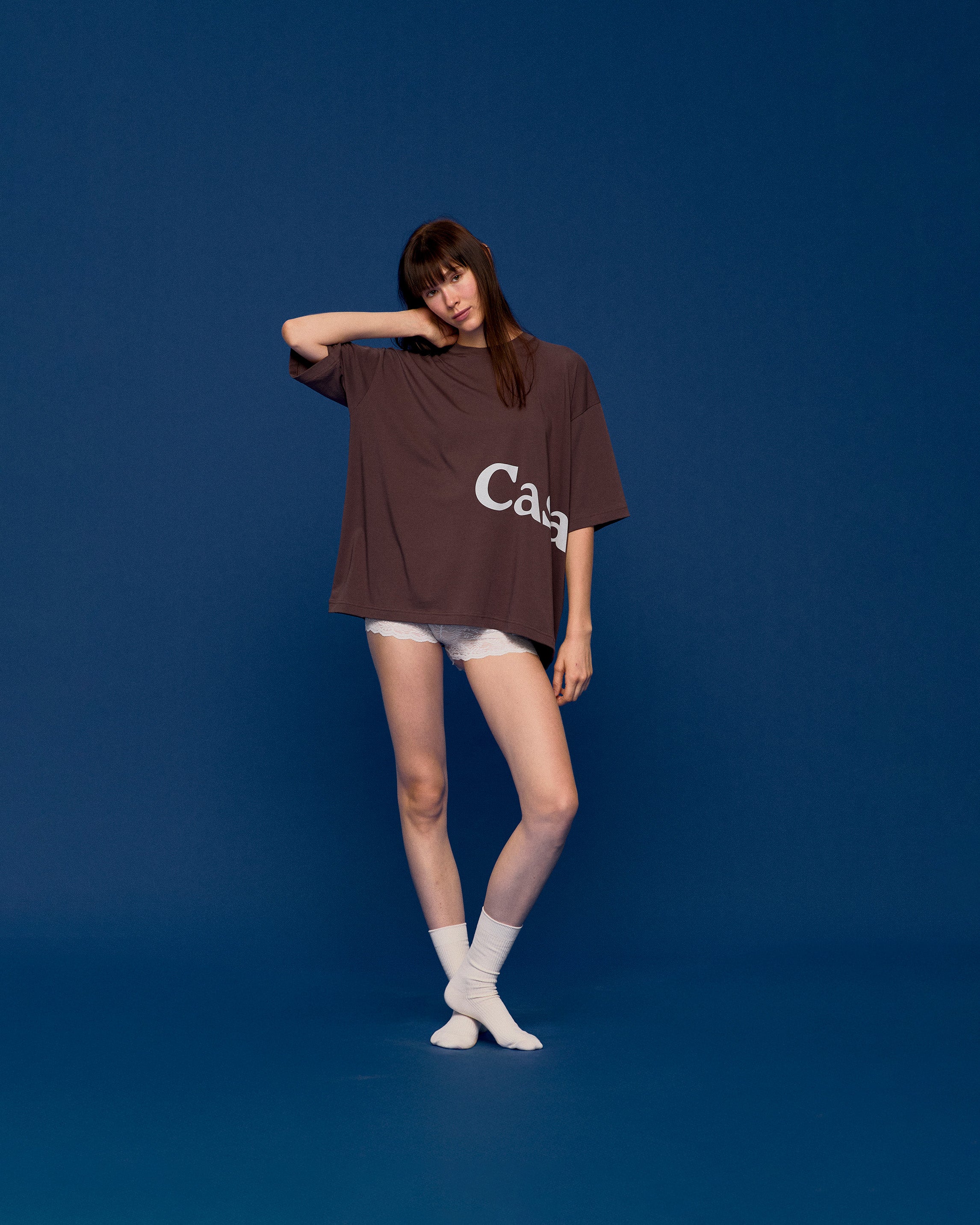 TEE C LOGO (BROWN) – Casaa